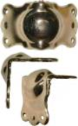 Shenandoah Restoration Trunk hardware - Corners, edge clamps, brass ...